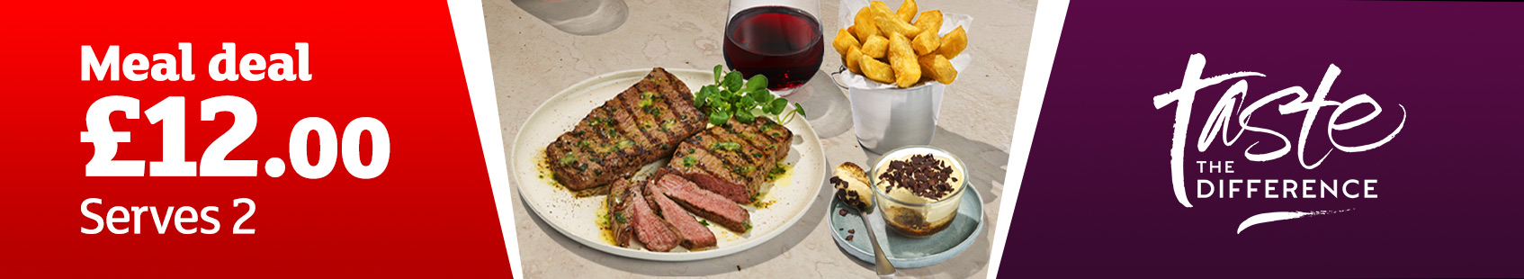 Taste the Difference Dine in for £12 (valid for deliveries from 10th ...
